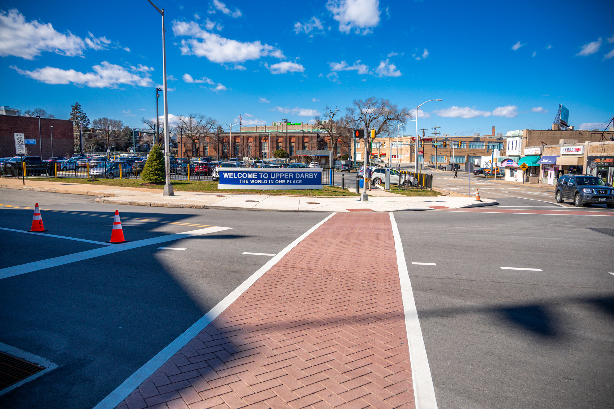 Garrett Road Sidewalk Social Distancing — G&B Construction